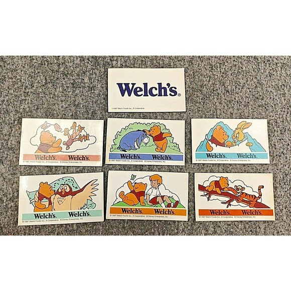 Disney | Other | Welchs Foods Disney Refrigerator Magnets Pooh Piglet ...